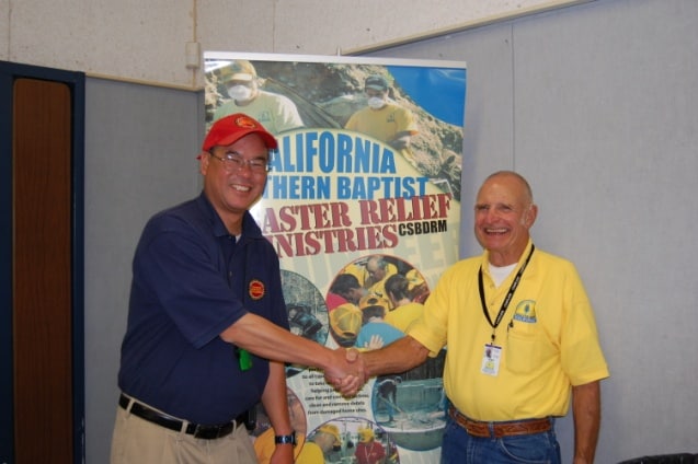 Ken Kondo with Southern Baptist Rep | Cal OES News